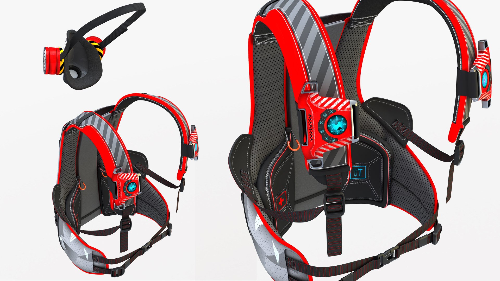 3D Backpack Mask - TurboSquid 1684583