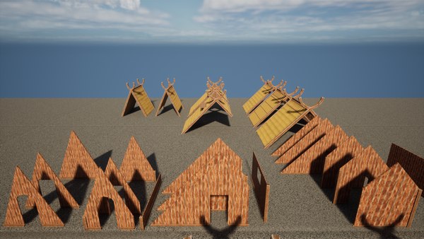 Modular Medieval stylized village 3D model - TurboSquid 1986607