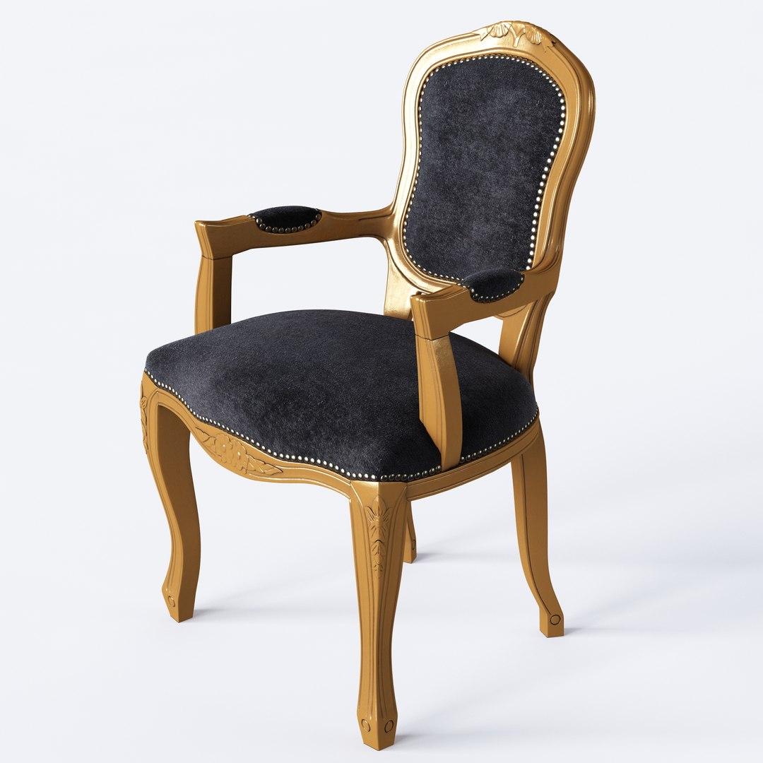 French Louis Model - TurboSquid 1153939