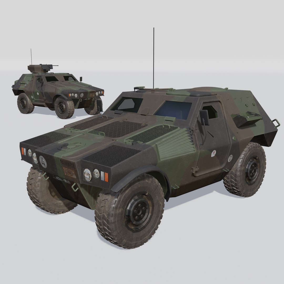 3D Panhard VBL French Army Model - TurboSquid 1930471