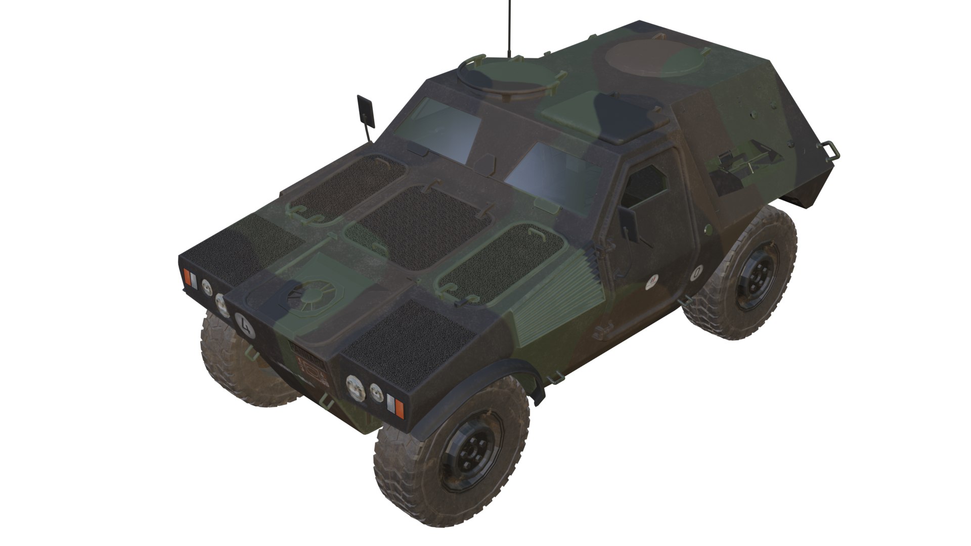3D Panhard VBL French Army Model - TurboSquid 1930471