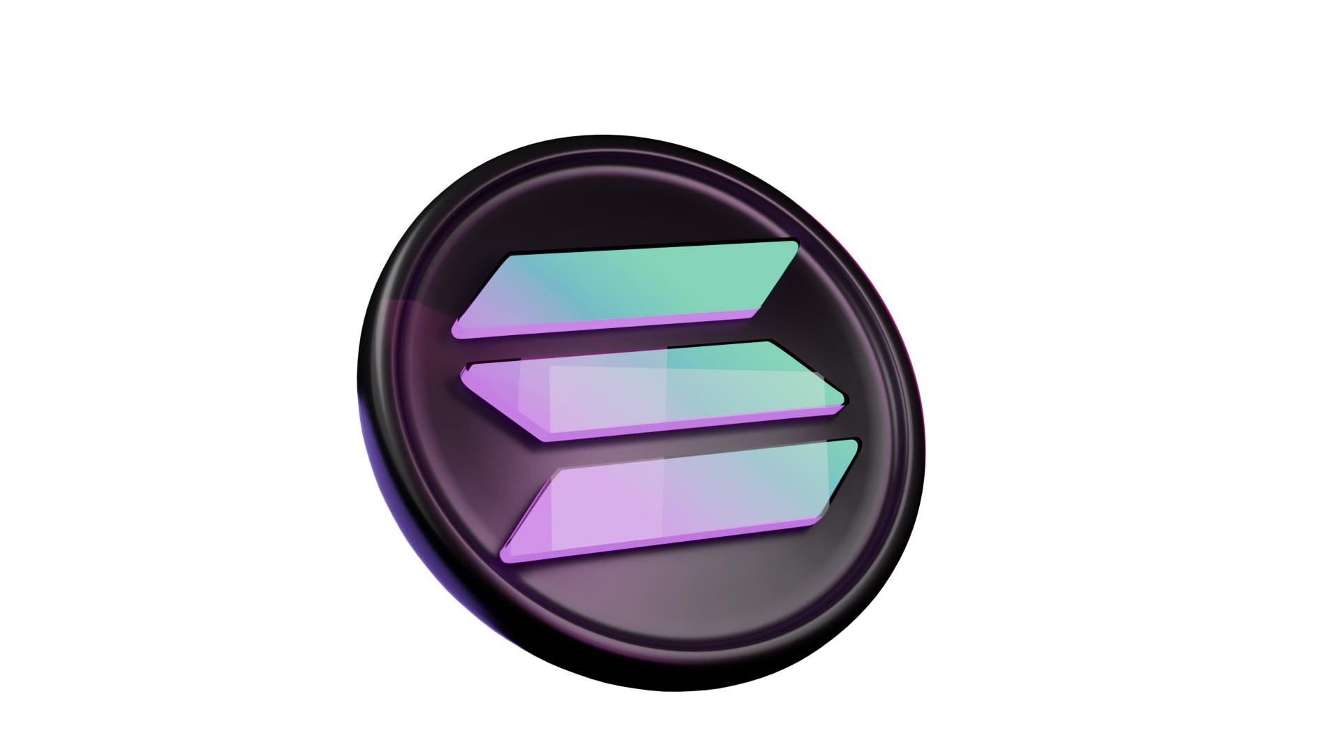 3D Solana Coin Model - TurboSquid 2308822