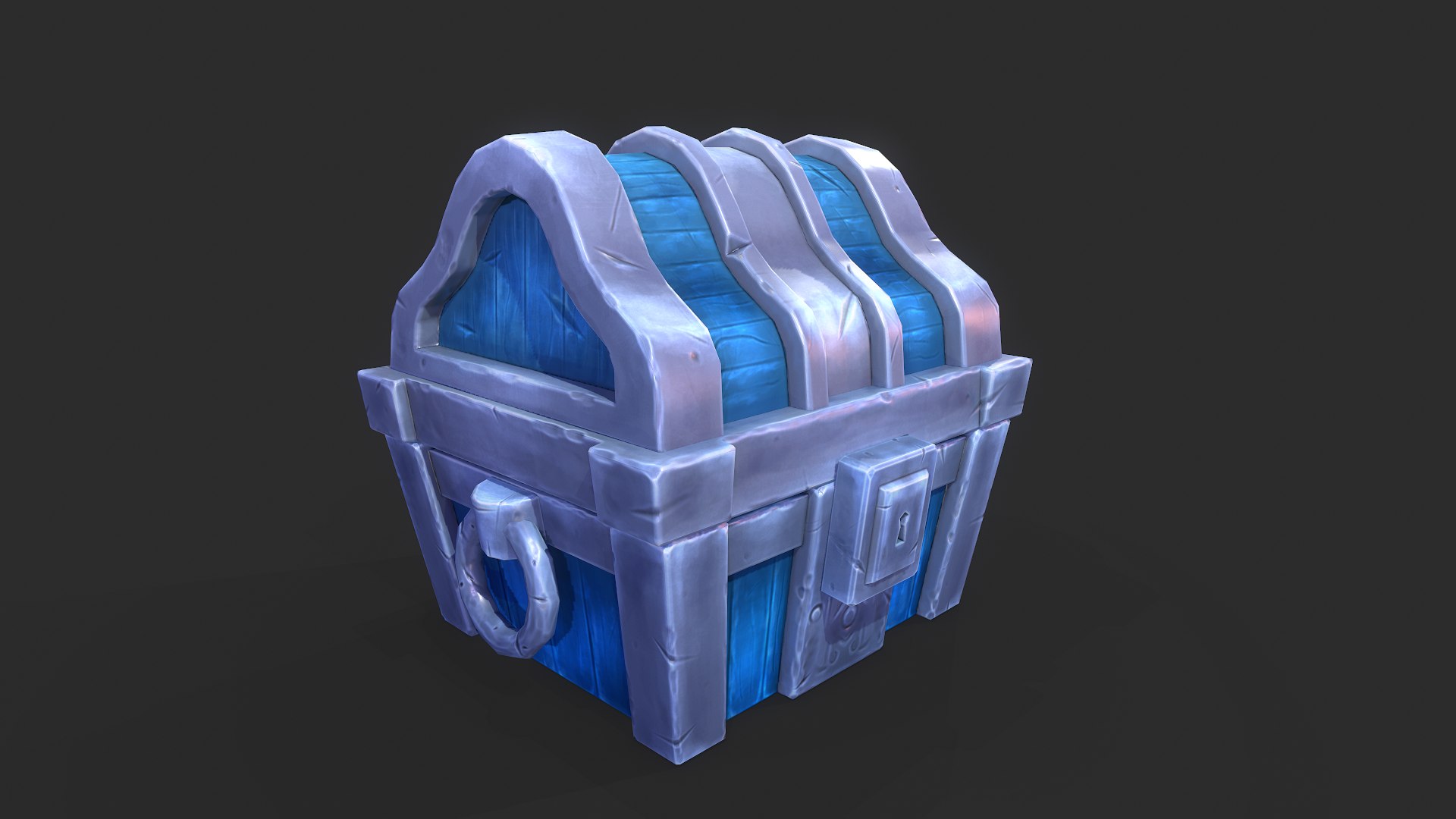 3D Silver Chest Model - TurboSquid 1656129