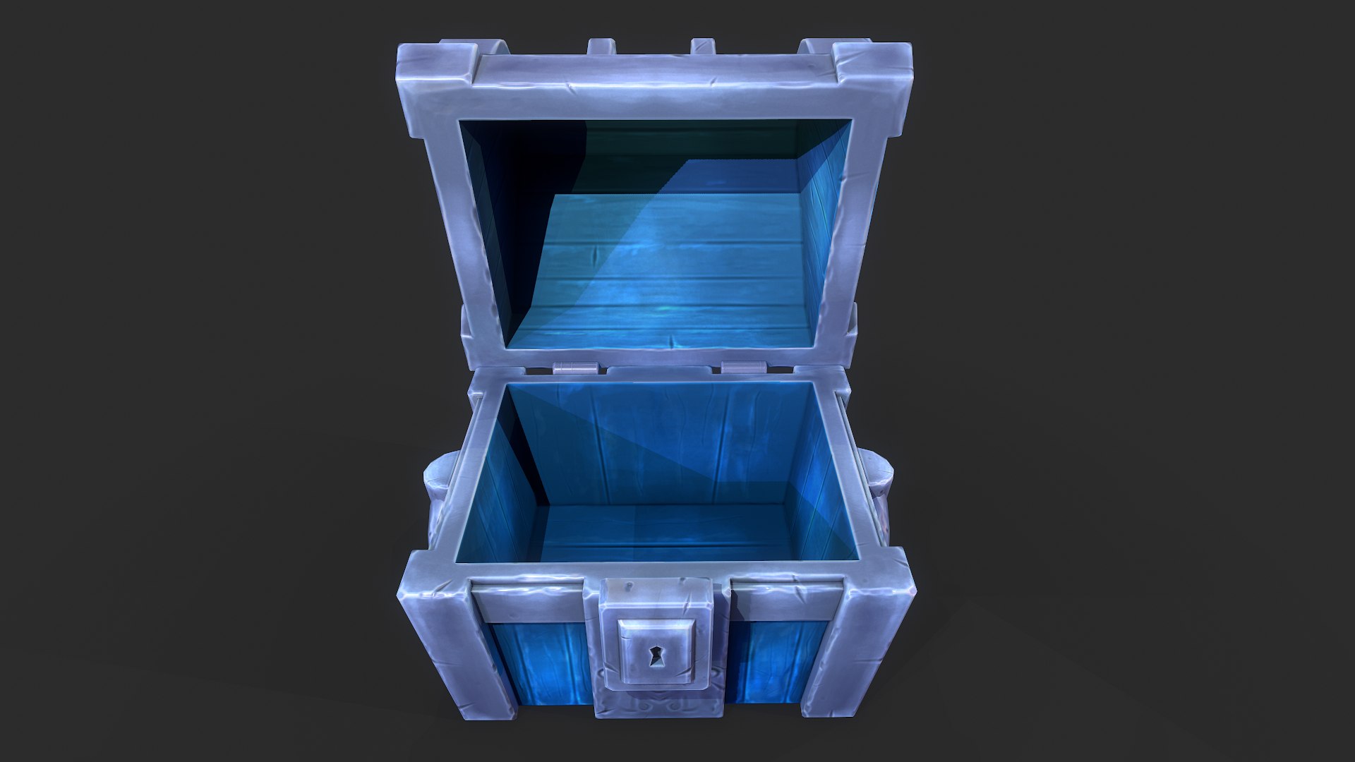 3D Silver Chest Model - TurboSquid 1656129