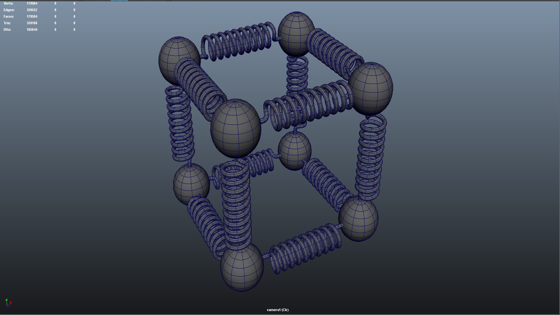 3D Spring Properties Of Crystals - TurboSquid 1792257