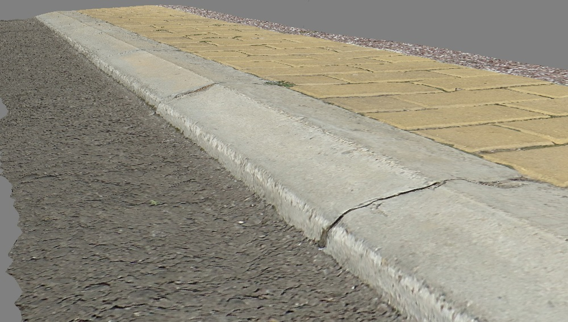 3d curb 2 model
