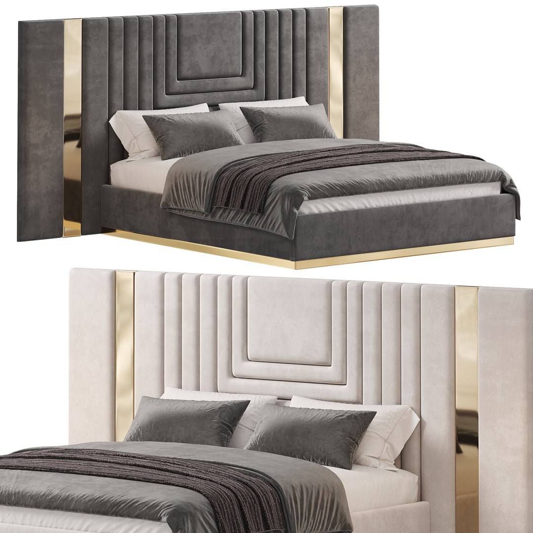 Madlen Modern Bed 3D Model - TurboSquid 2140156