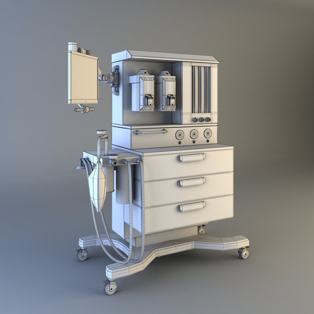 3d Model Anesthesia Machine