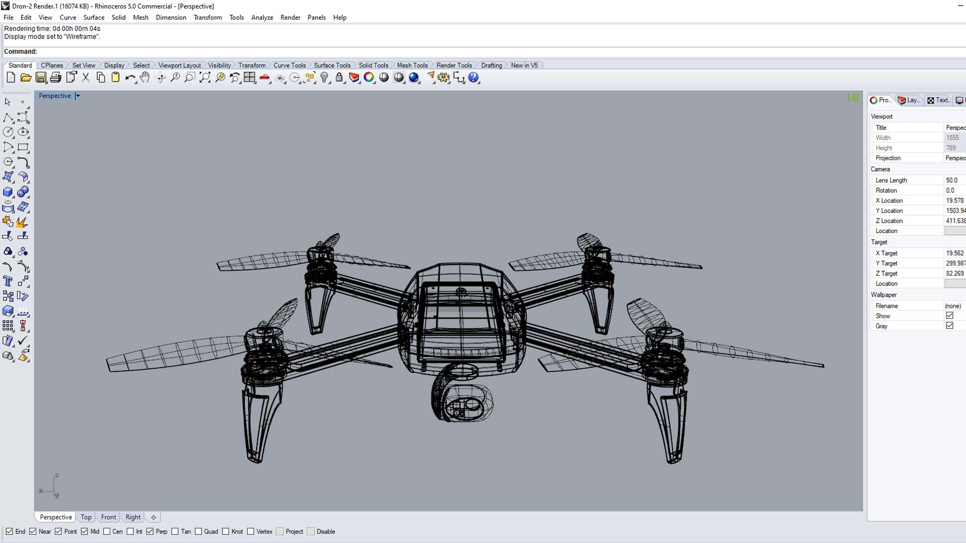 Drone 3d Quadcopter 3D Model - TurboSquid 1908234