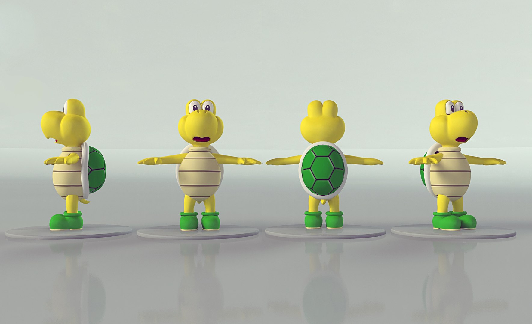 3d Koopa Troopa