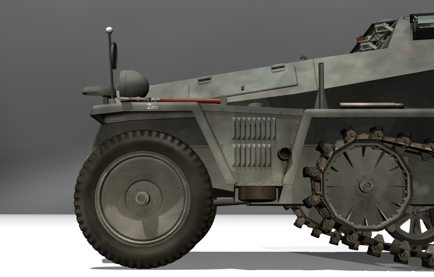 3d Sdkfz 253 Model