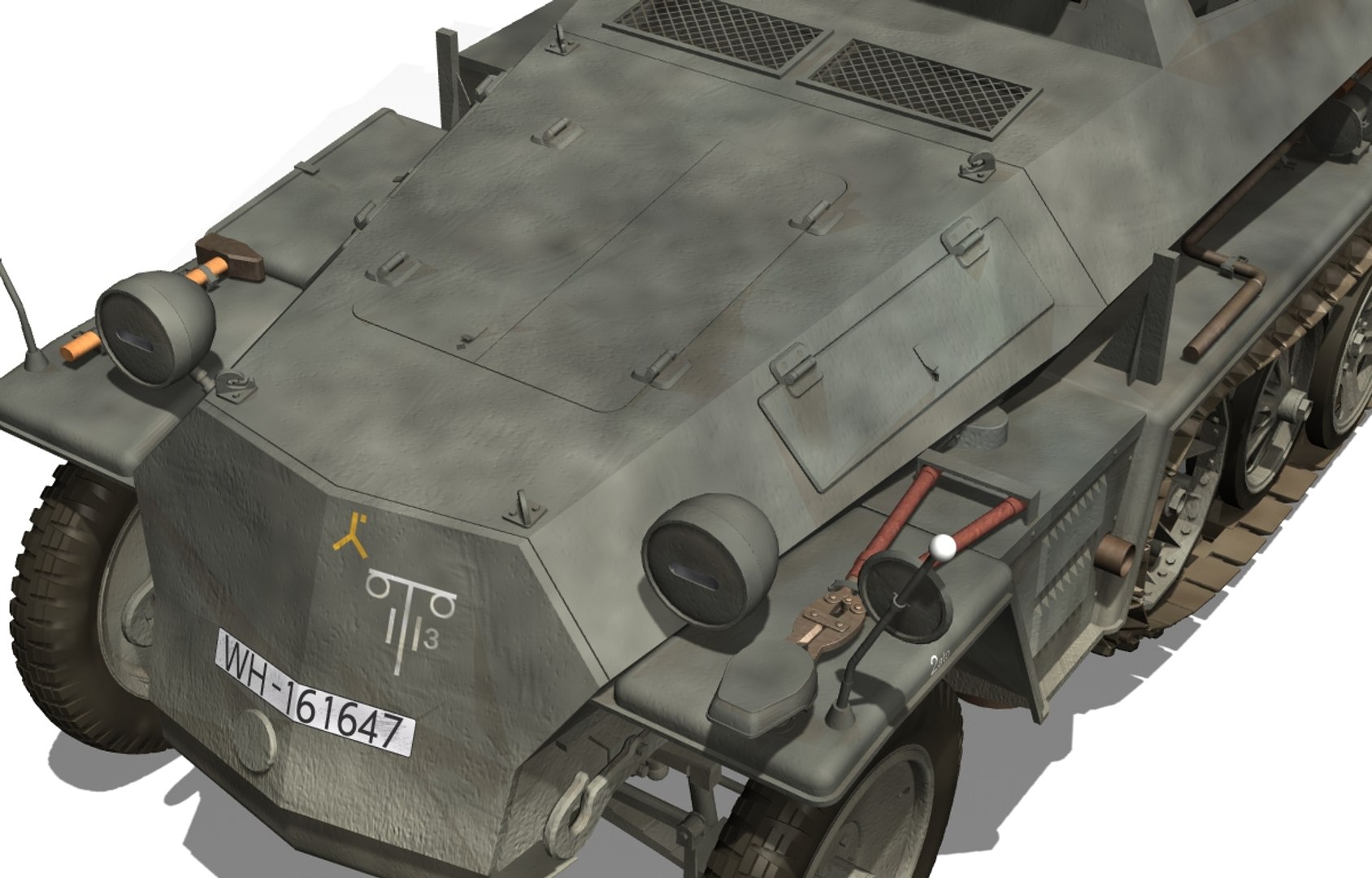 3d Sdkfz 253 Model