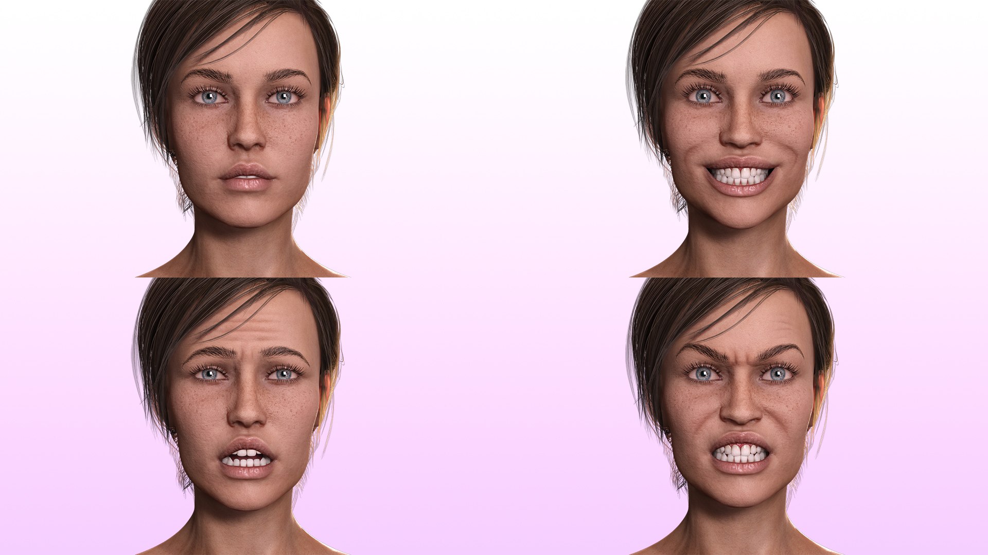 3D Clara - Realistic Woman Mother Base Shape - TurboSquid 2207607