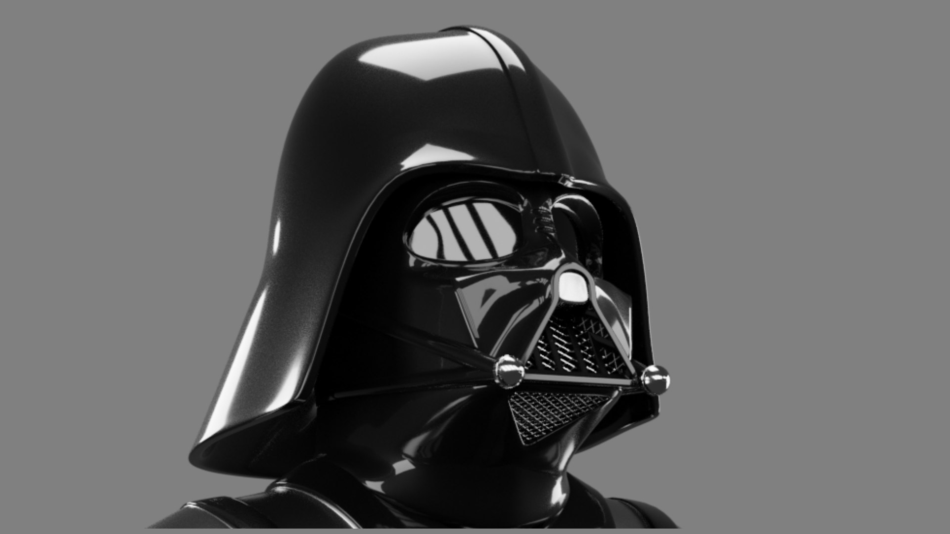 3D darth vader helmet shoulders model - TurboSquid 1698971