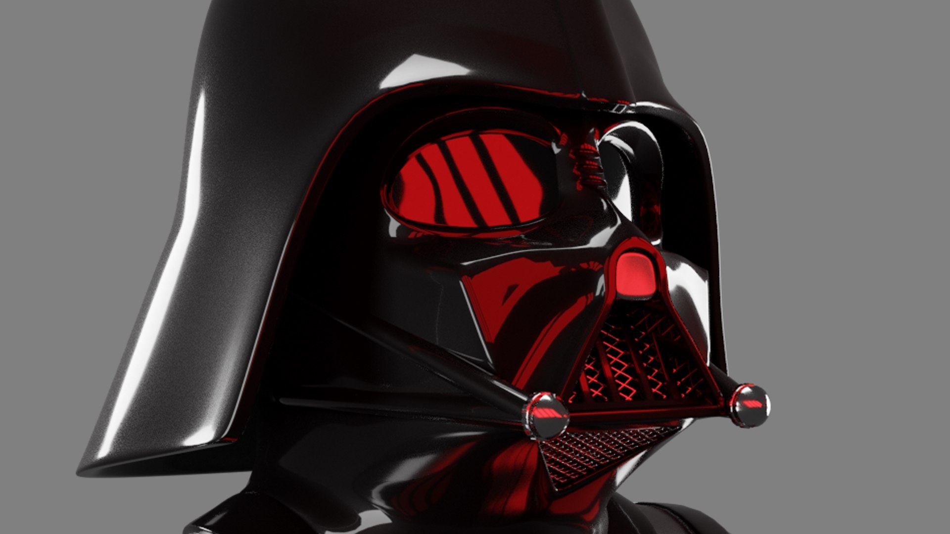3D darth vader helmet shoulders model - TurboSquid 1698971