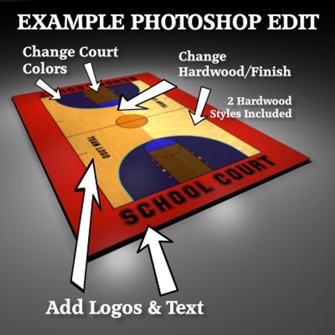 3ds school basketball courts