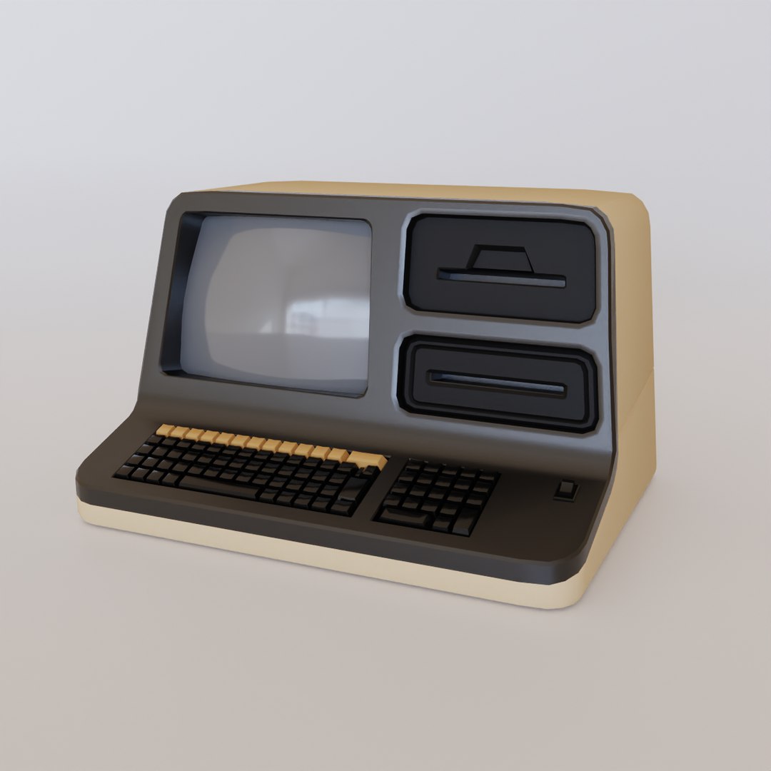 Computer Vintage S Model - TurboSquid 1685007