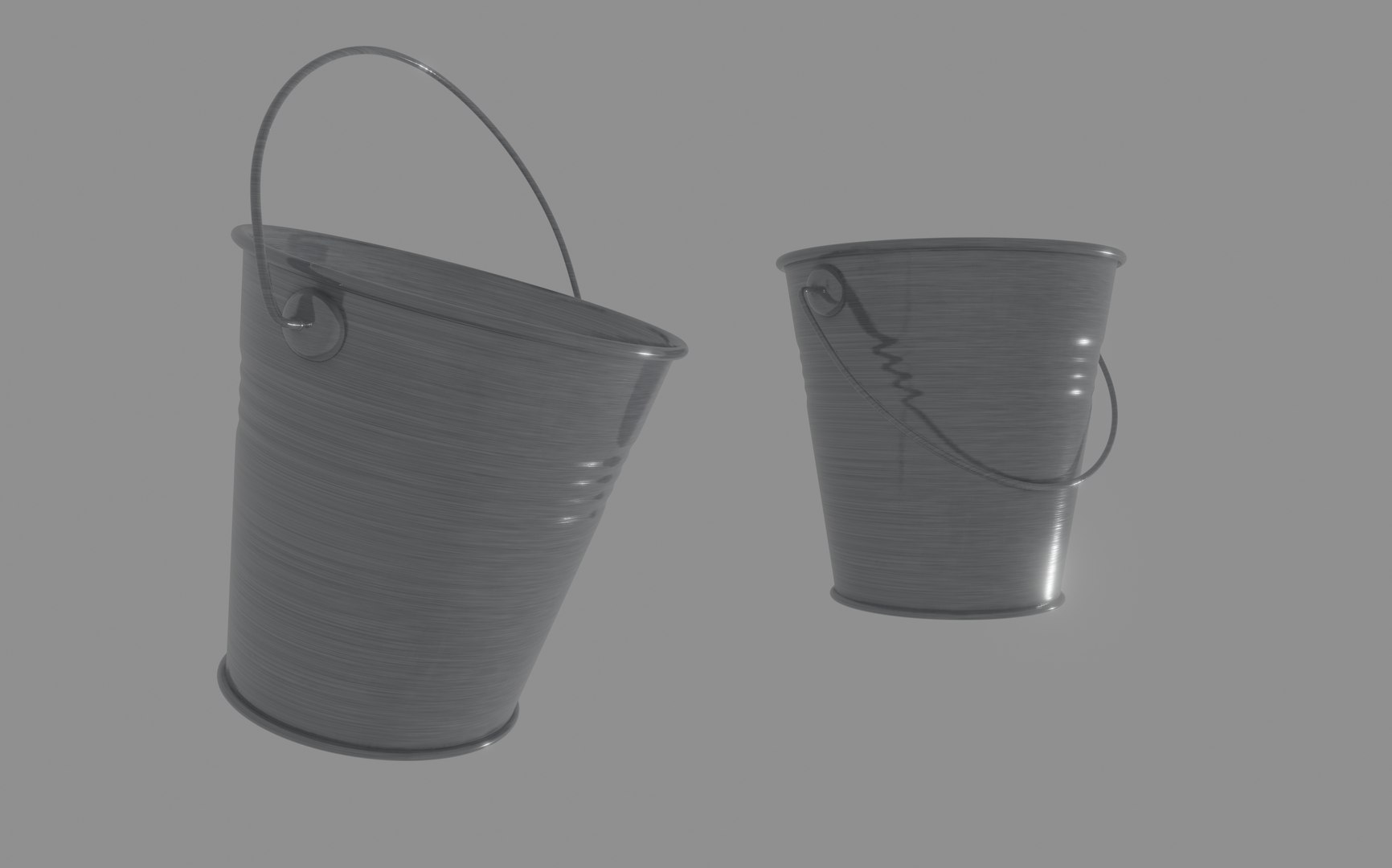 Steel Bucket 3D Model - TurboSquid 1611138