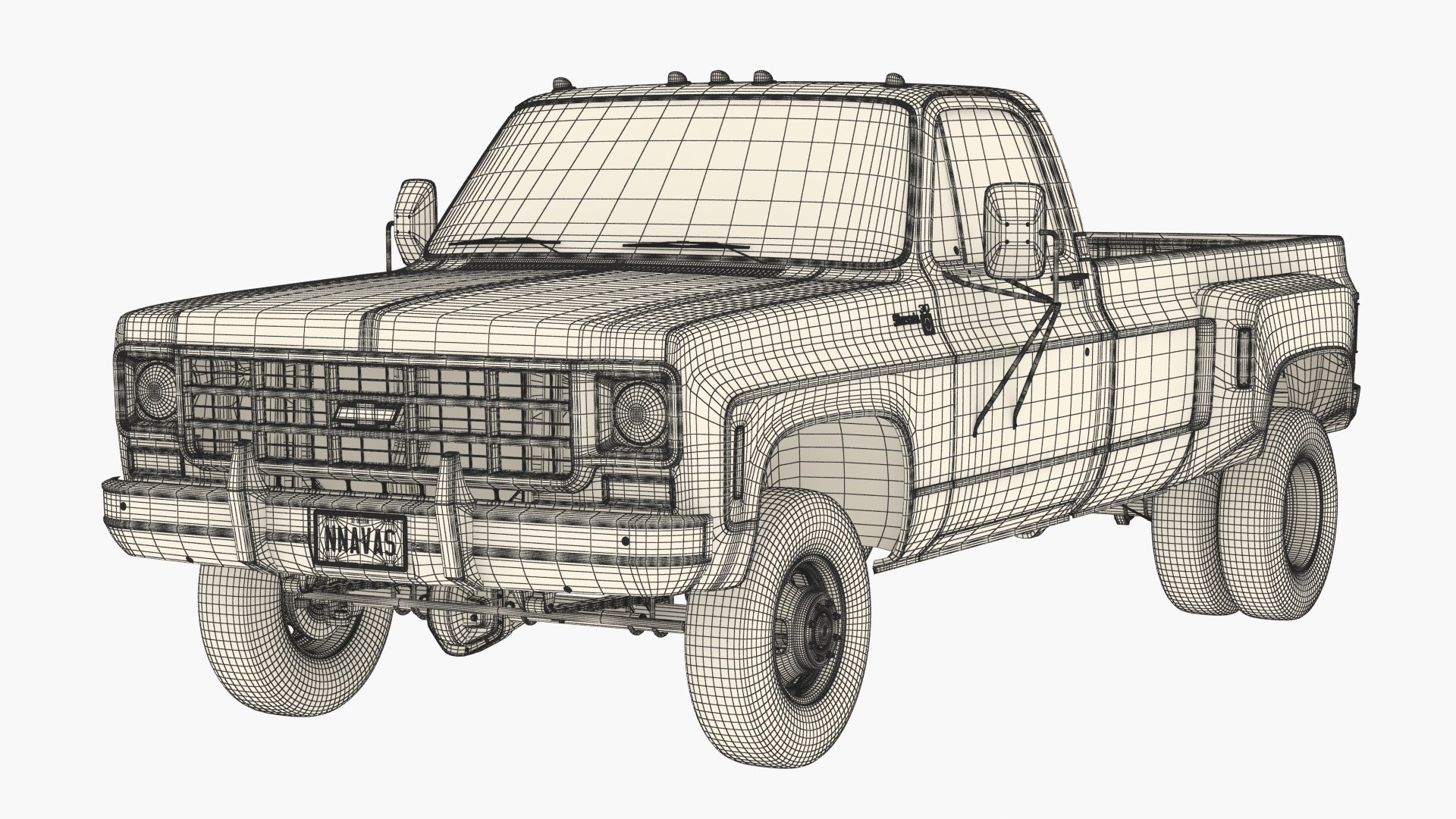 3D CHEVROLET SILVERADO K30 1978 - TurboSquid 2159110