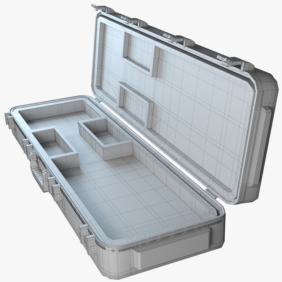 Guitar Hardshell Case 3d Model