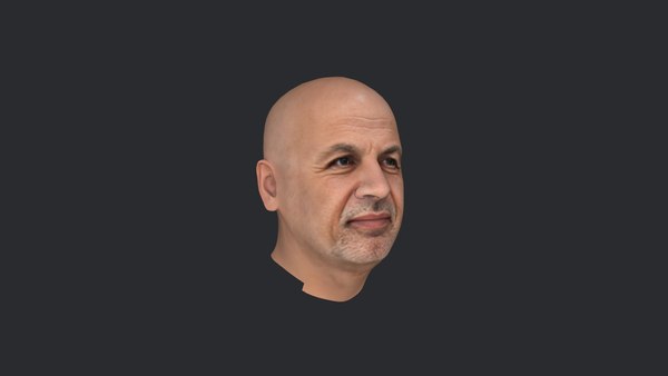 modelo 3d Ashraf Ghani Personaje 3D hiperrealista de cuerpo completo y ...
