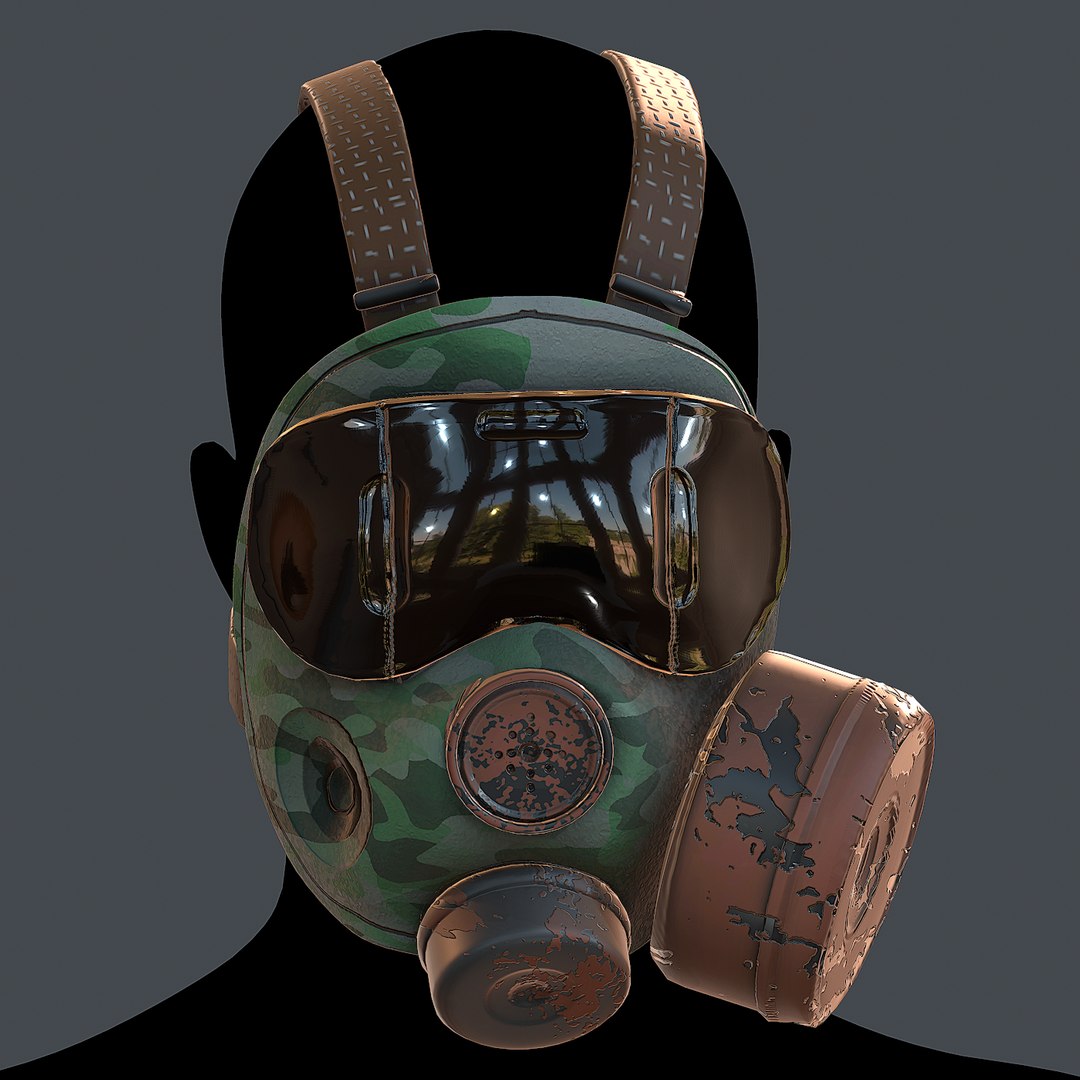 Gas Mask Model - TurboSquid 1687272