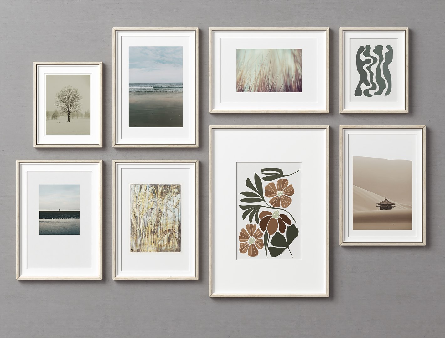 3D Picture Frames Set-489 Model - TurboSquid 2184622