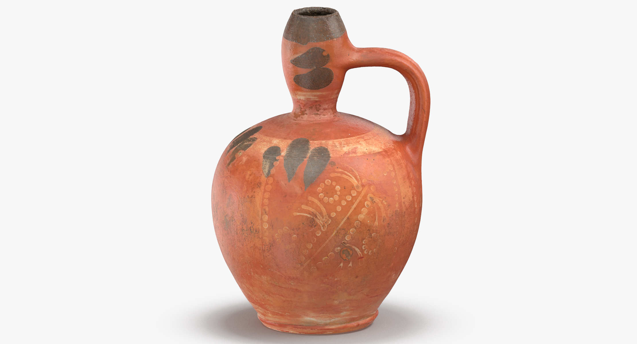 3D clay pot 02 model - TurboSquid 1406754