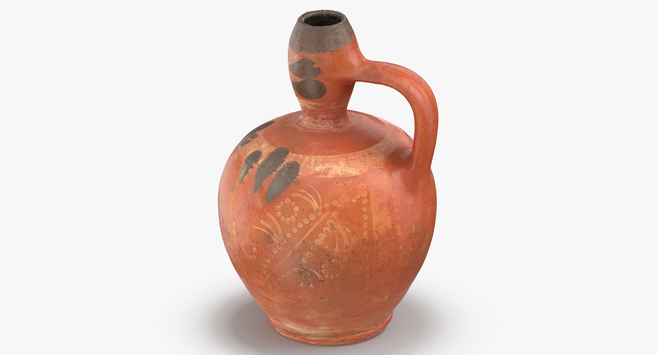 3D clay pot 02 model - TurboSquid 1406754