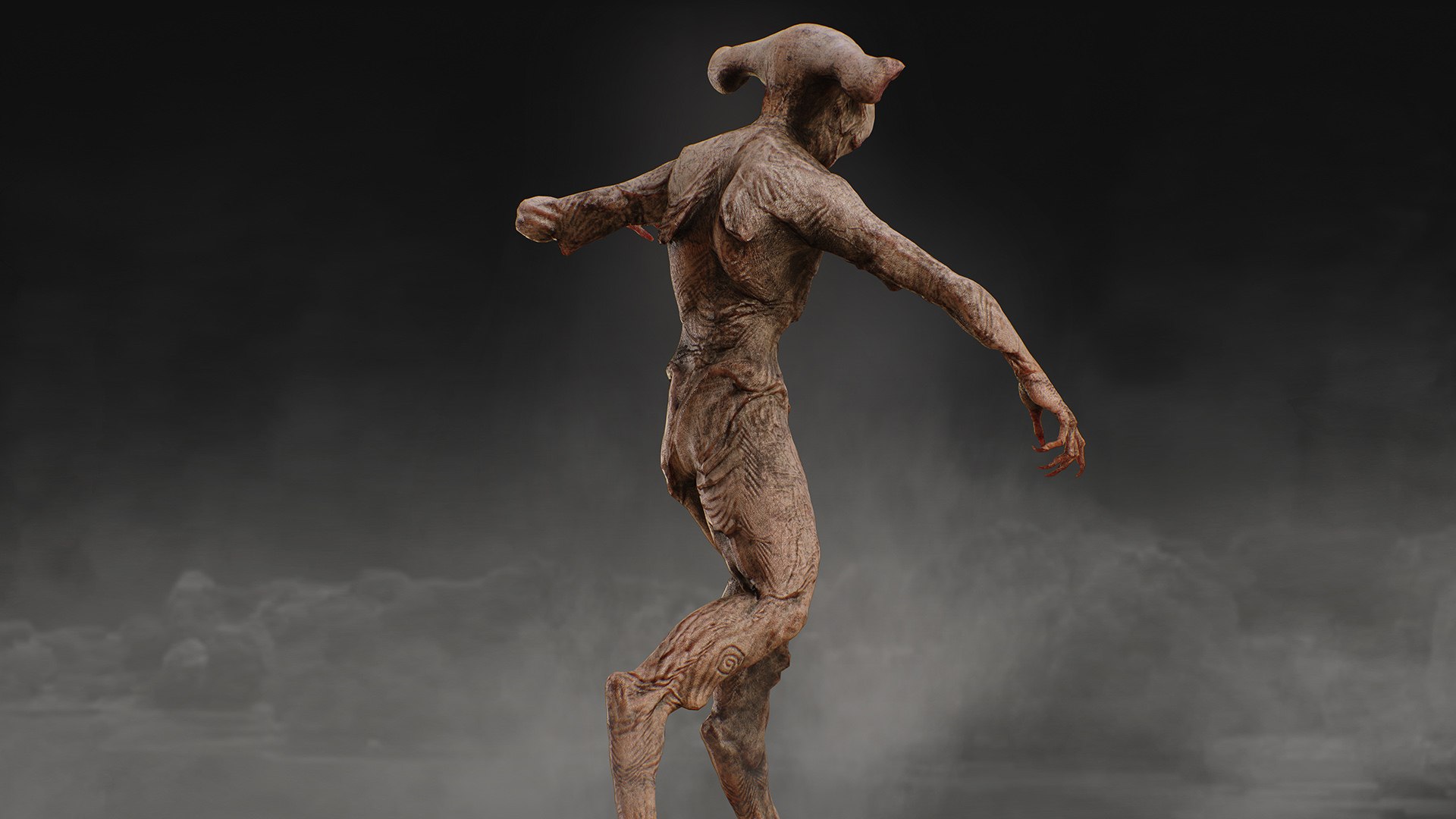 3D Pale Creature Model - TurboSquid 2380762