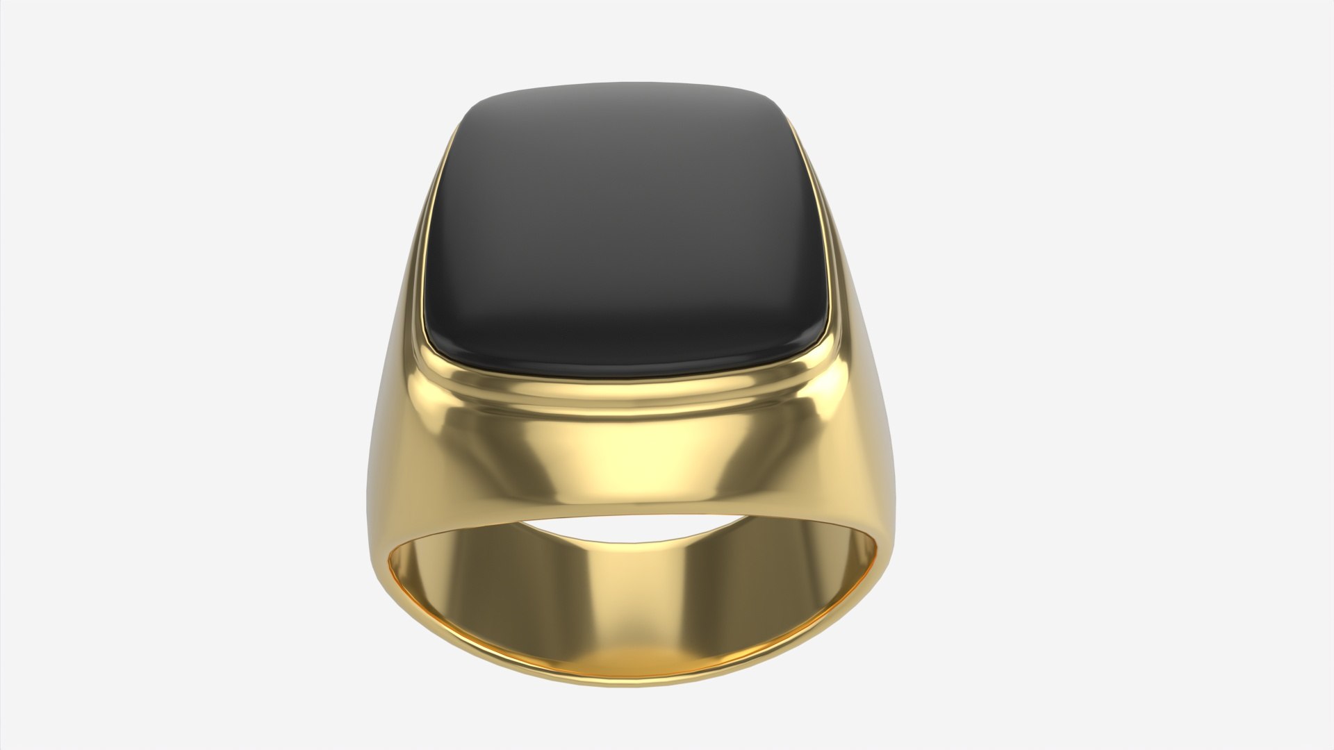 3D model Gold Ring with Stone Jewelry 09 - TurboSquid 1968834