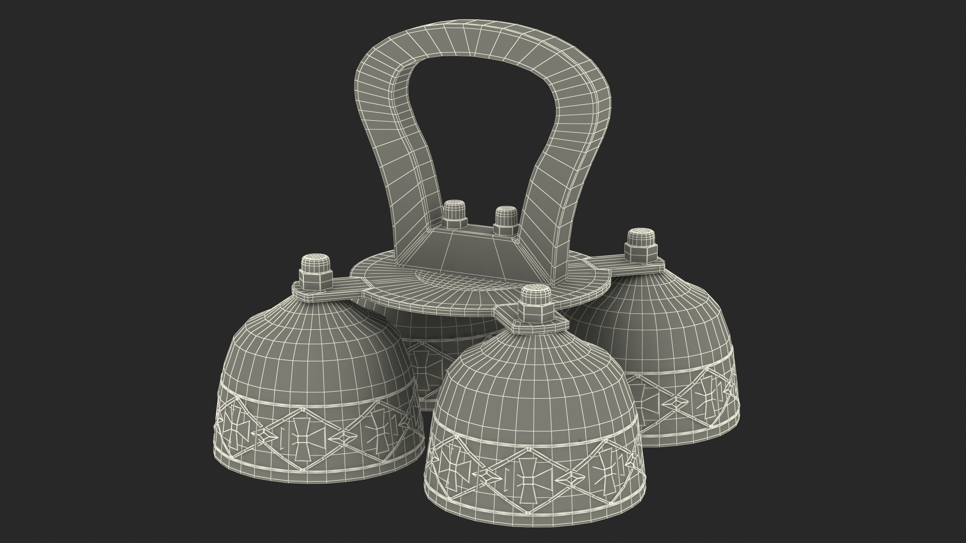 3D Liturgical Altar Bell Wood - TurboSquid 1708464