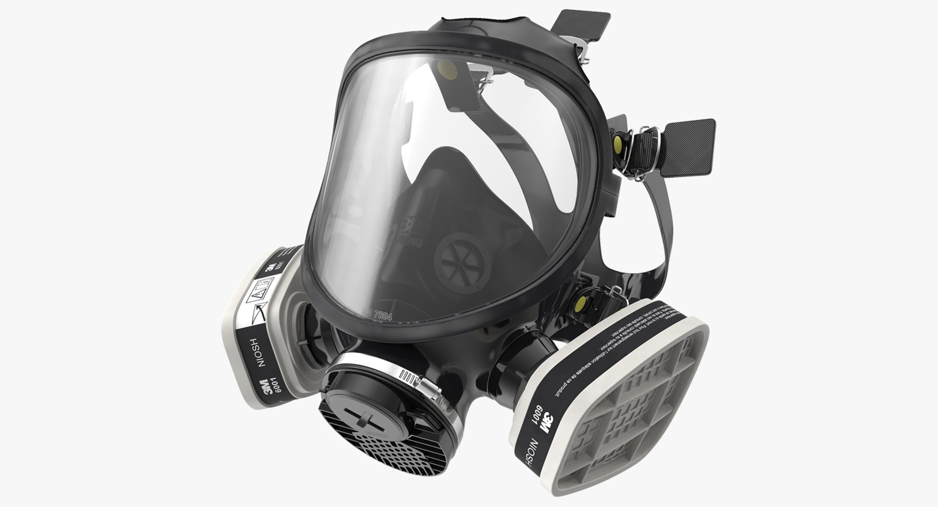 3D Model Respirators Gas Mask - TurboSquid 1406675
