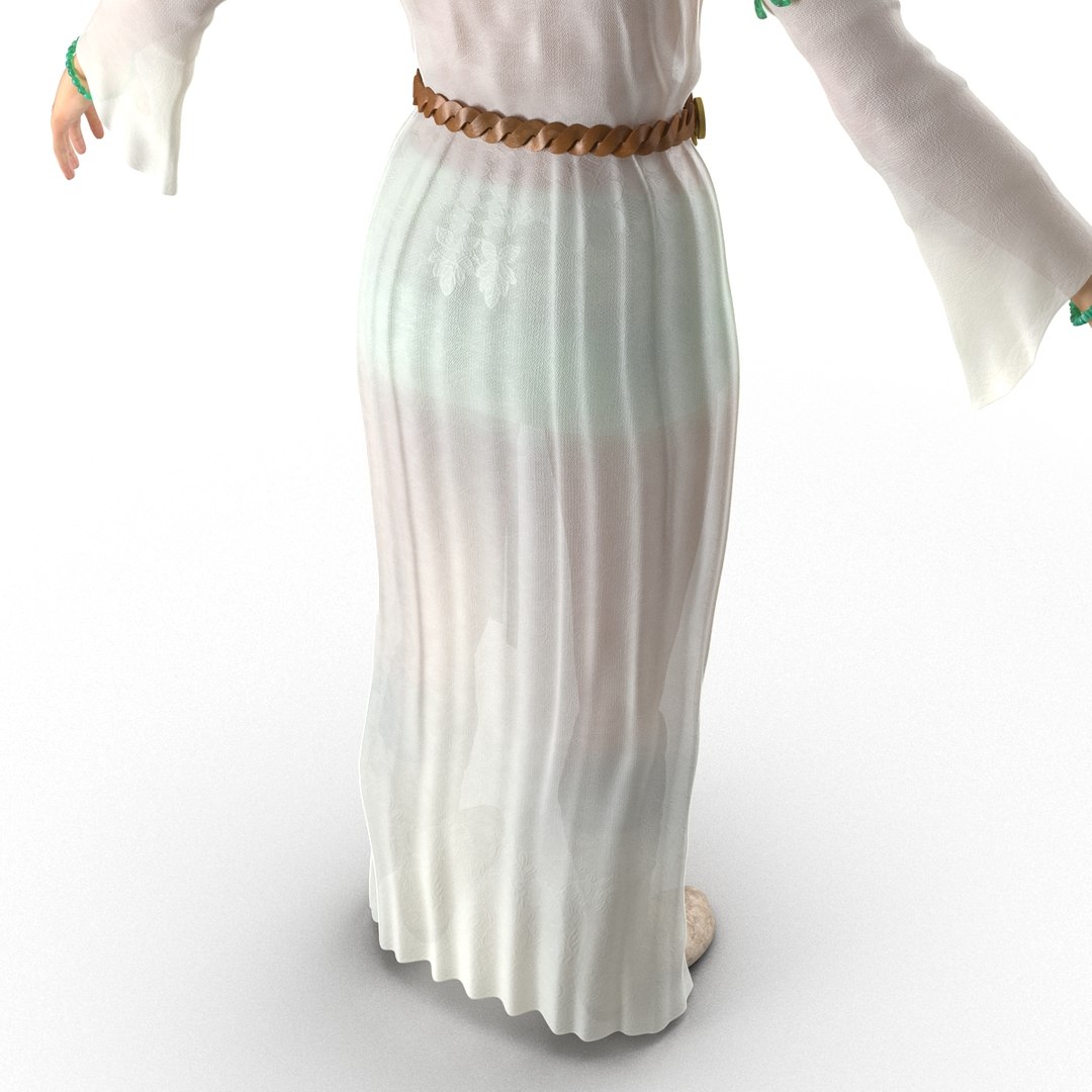 female elf 2 3d model