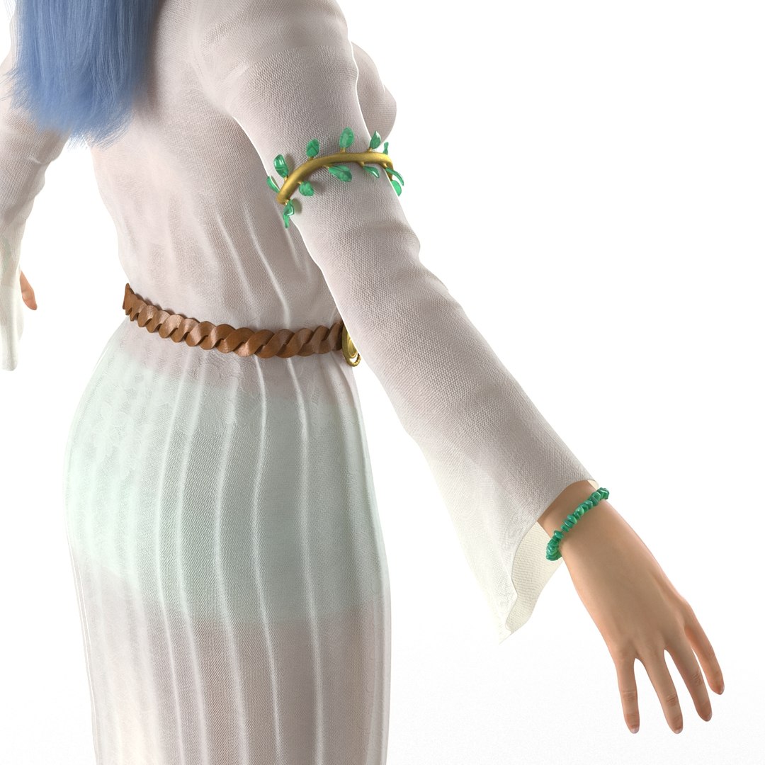 female elf 2 3d model