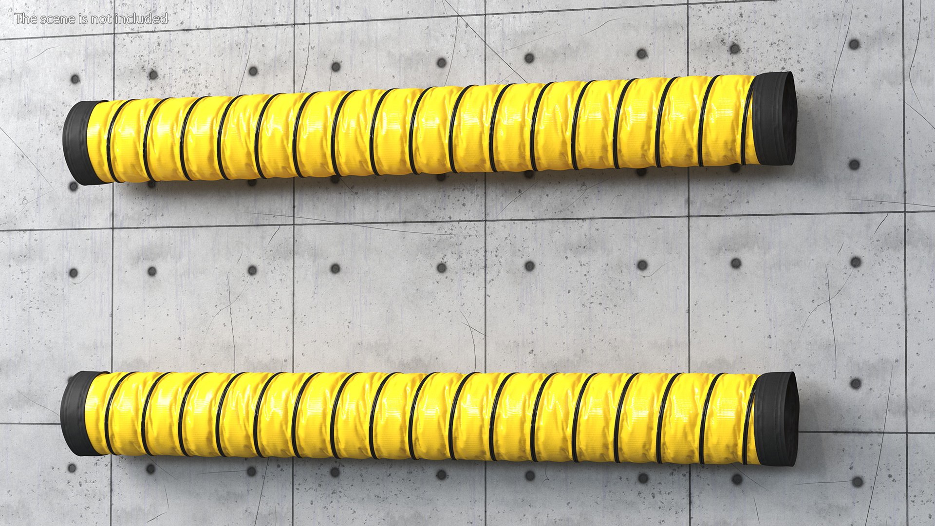 3D Model PVC Coated Fabric Flexible Duct Rigged - TurboSquid 1846784