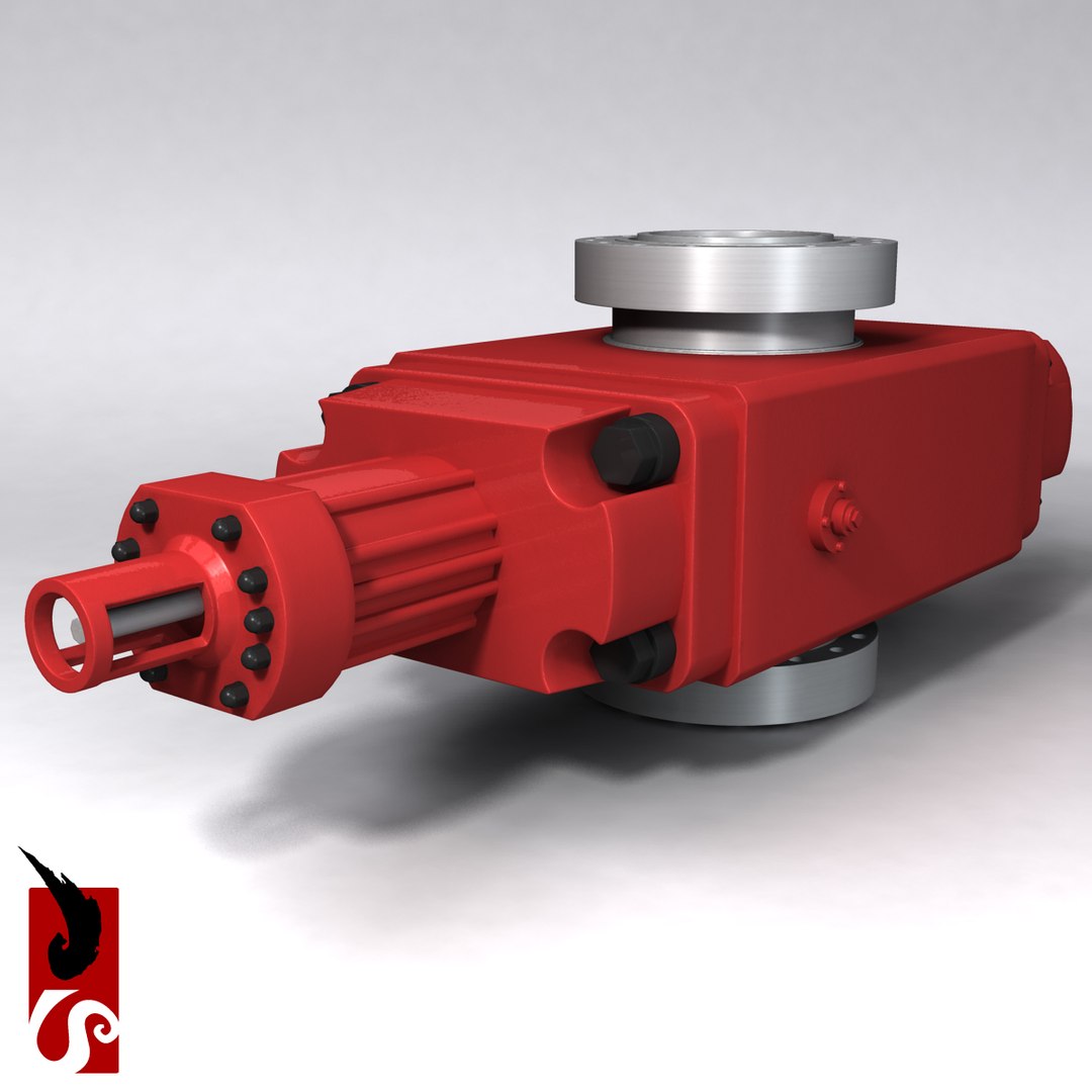 Forging Single Ram Bop 3d Model