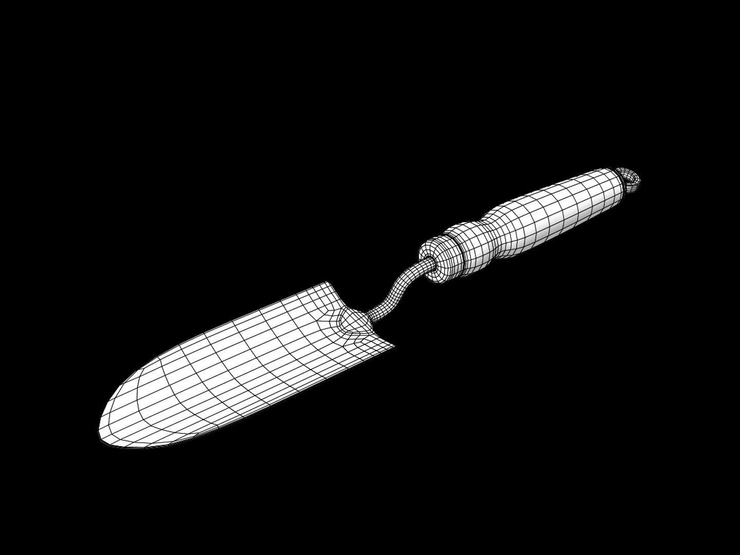 Trowel 3d Obj