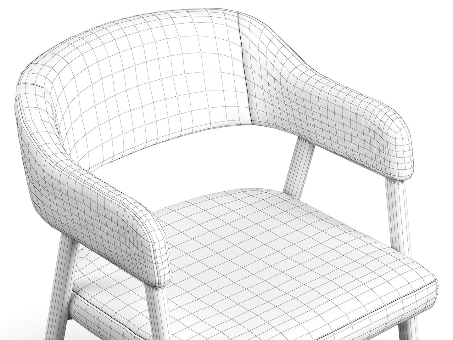 3D Manille Chair RendezVousDeco Model - TurboSquid 2240894