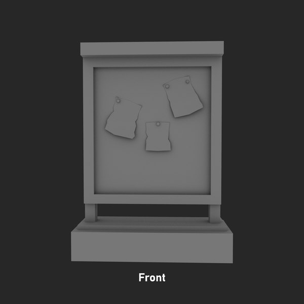 Board information 3D model - TurboSquid 1664535