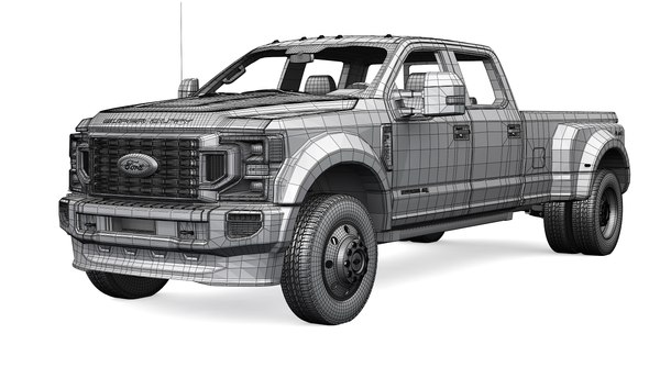 modelo 3d Ford F450 Super Duty Crew Cab (2020) - TurboSquid 1567679