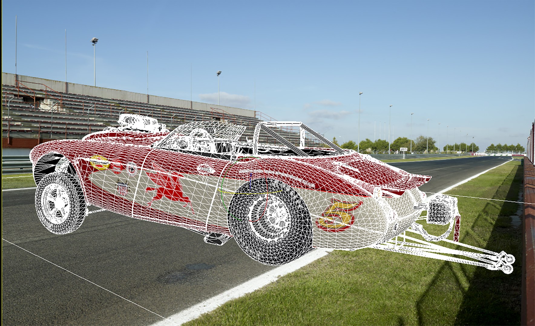 Gasser drag car Austin healey 3D model - TurboSquid 1987424
