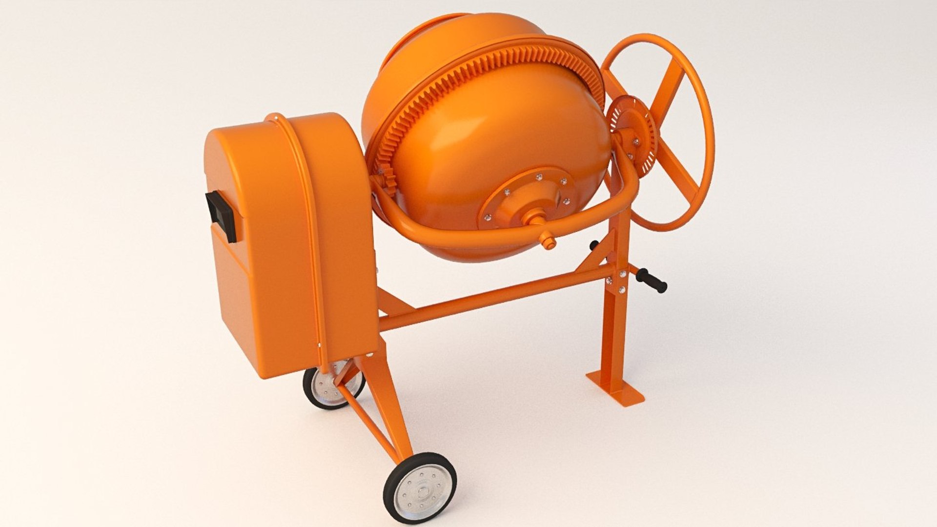 3D model concrete cement mixer - TurboSquid 1525470
