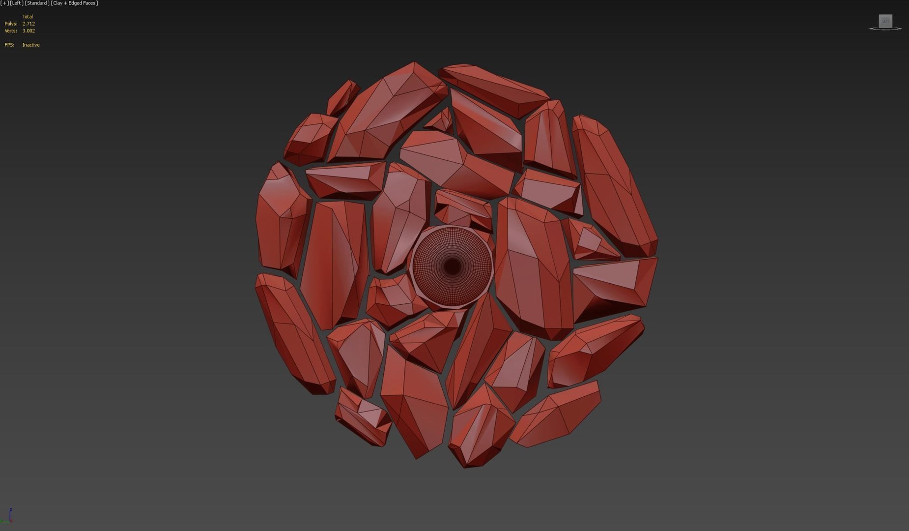 Meteor Mirror 3D model - TurboSquid 2182322