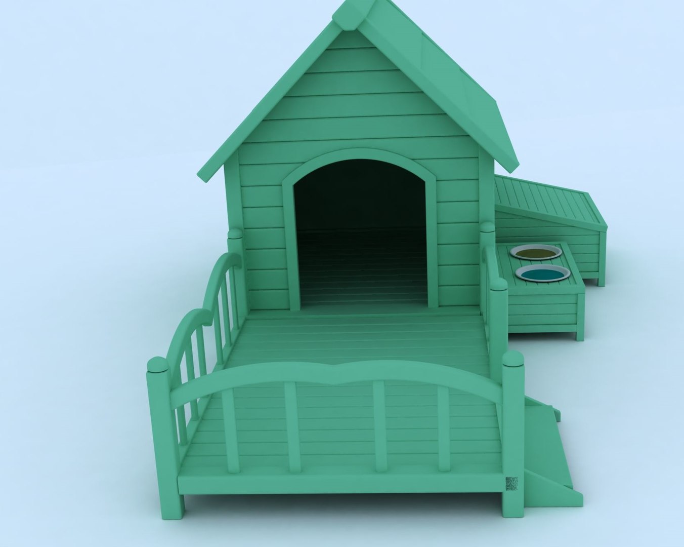 Doghouse Autocad Render 3d Max