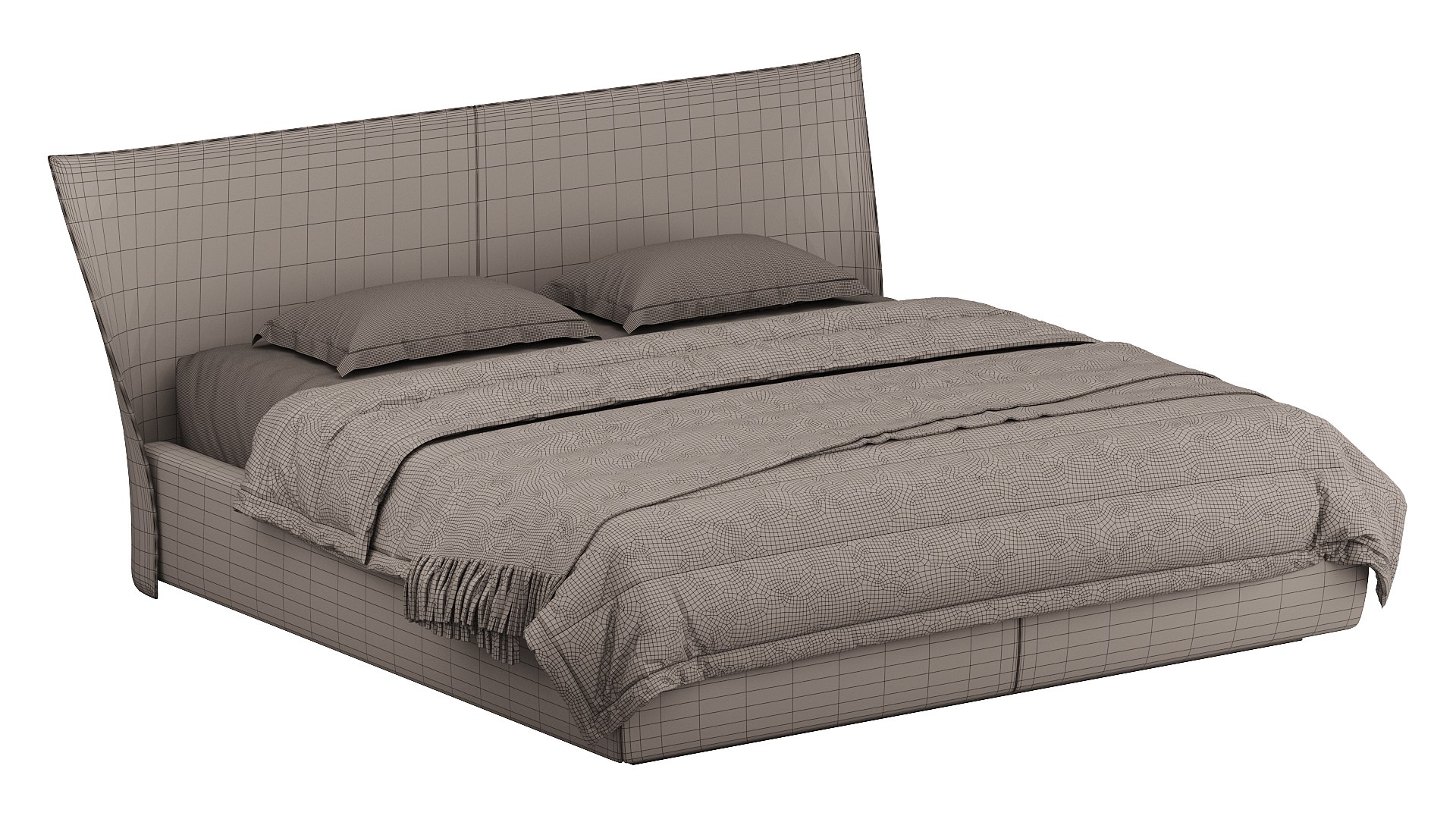 The ZEBA Bed 3D Model - TurboSquid 2346706
