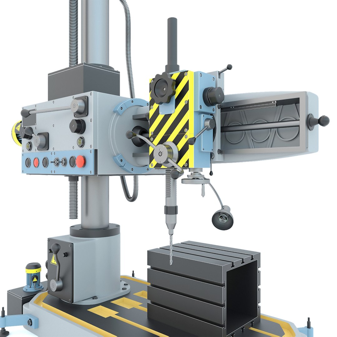 Industrial drilling machines - Collection 3D model - TurboSquid 1904112