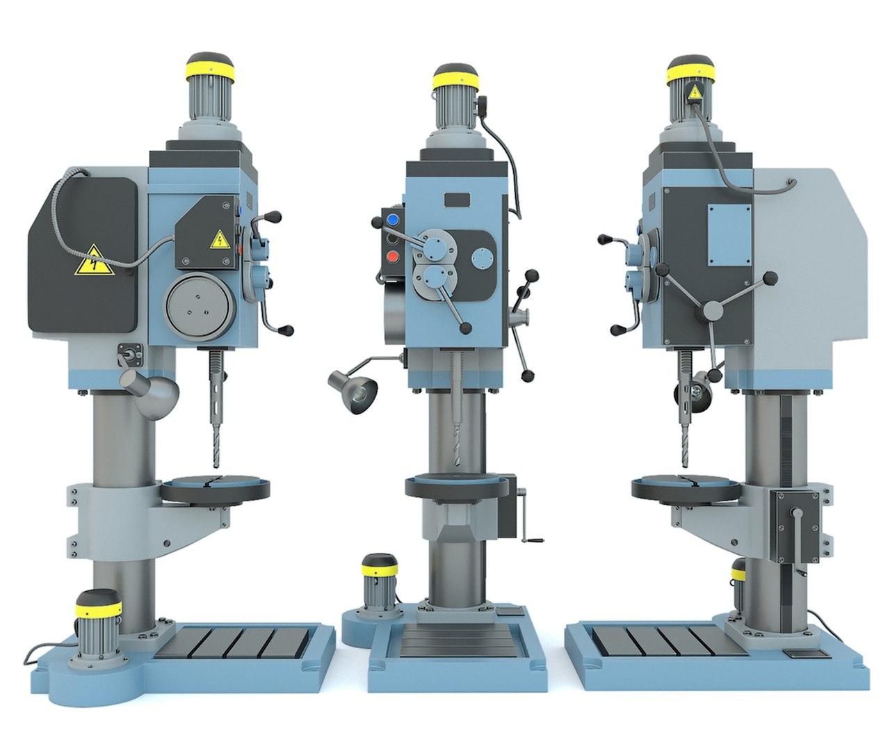Industrial drilling machines - Collection 3D model - TurboSquid 1904112