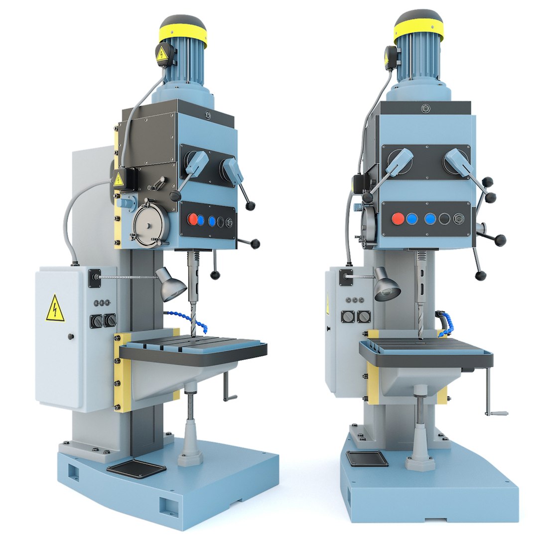 Industrial drilling machines - Collection 3D model - TurboSquid 1904112