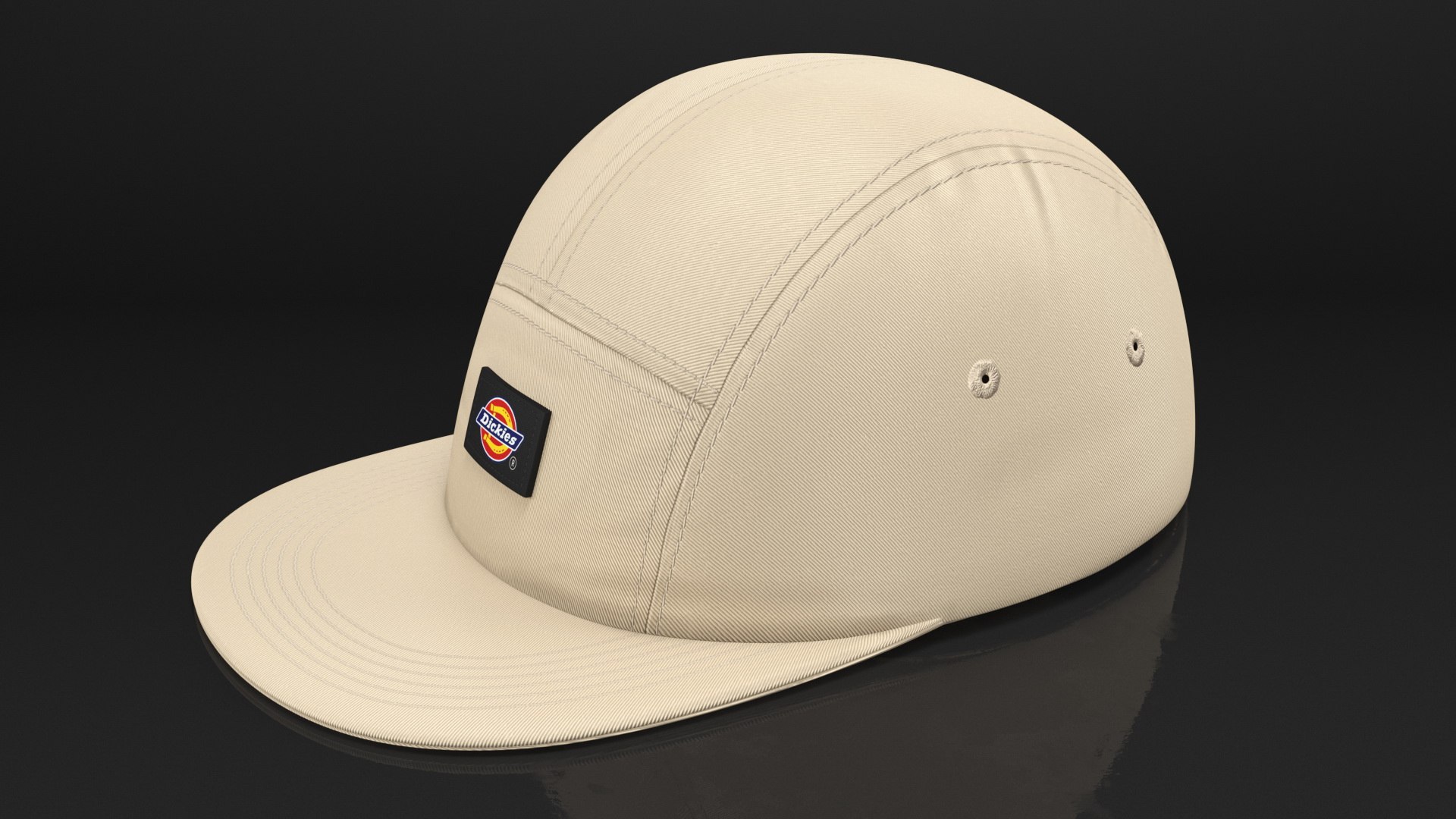 3D Dickies Albertville 5 Panel Cap Khaki model - TurboSquid 1784331